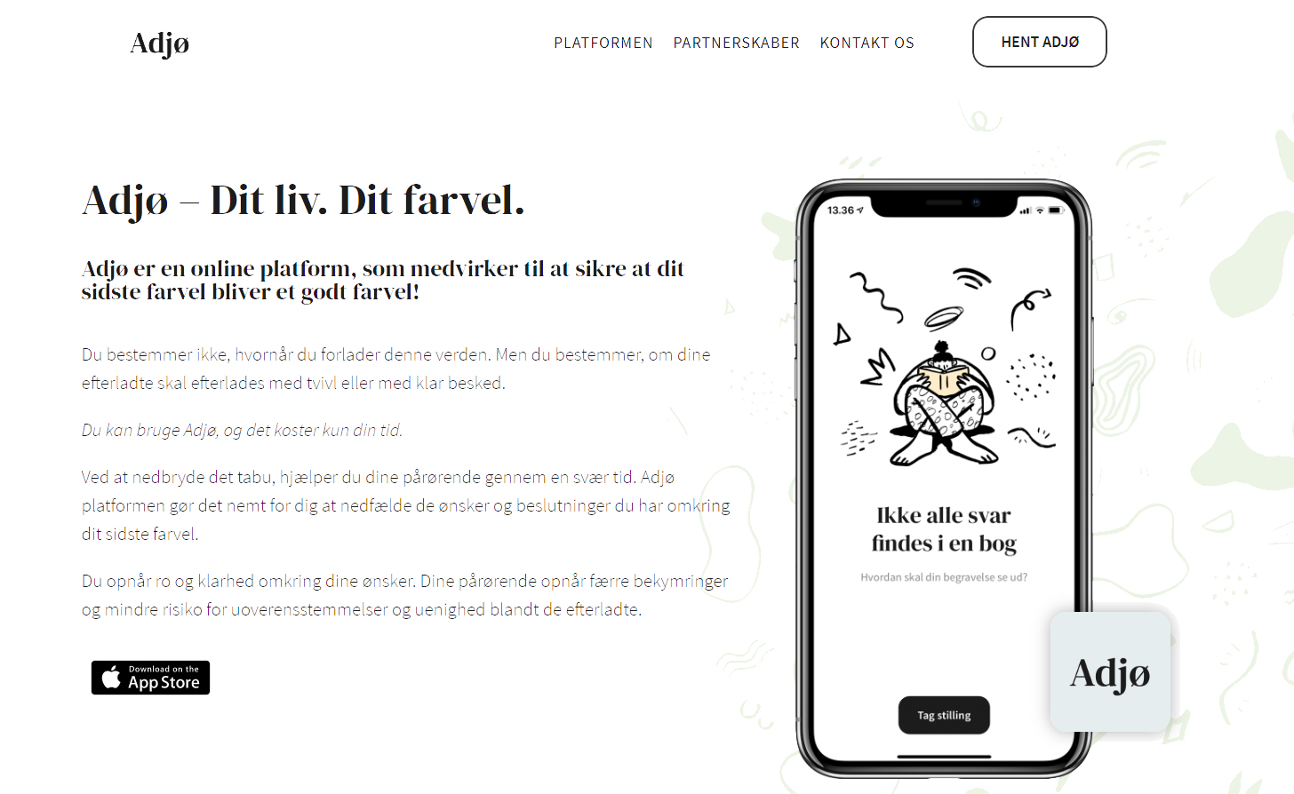 Adjø - Dit liv. Dit farvel.